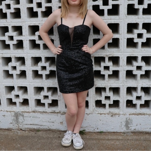 Adrianna Papell | Dresses | Hailey Logan Sequin Mini Dress Dress | Poshmark